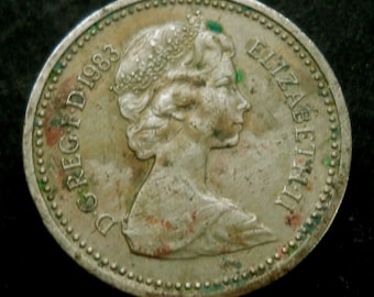 Rare 1983 Queen Elizabeth II One Pound Coin Error "decus Et Tutamen" Upside Down - Etsy UK