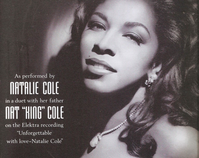UNFORGETTABLE Duet Version, Natalie Cole in a Duet With Her Father Nat ...
