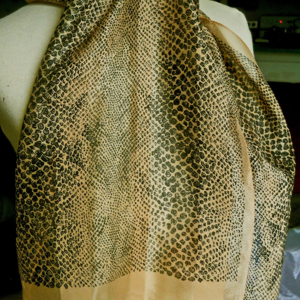 Snake Skin Scarf - Etsy