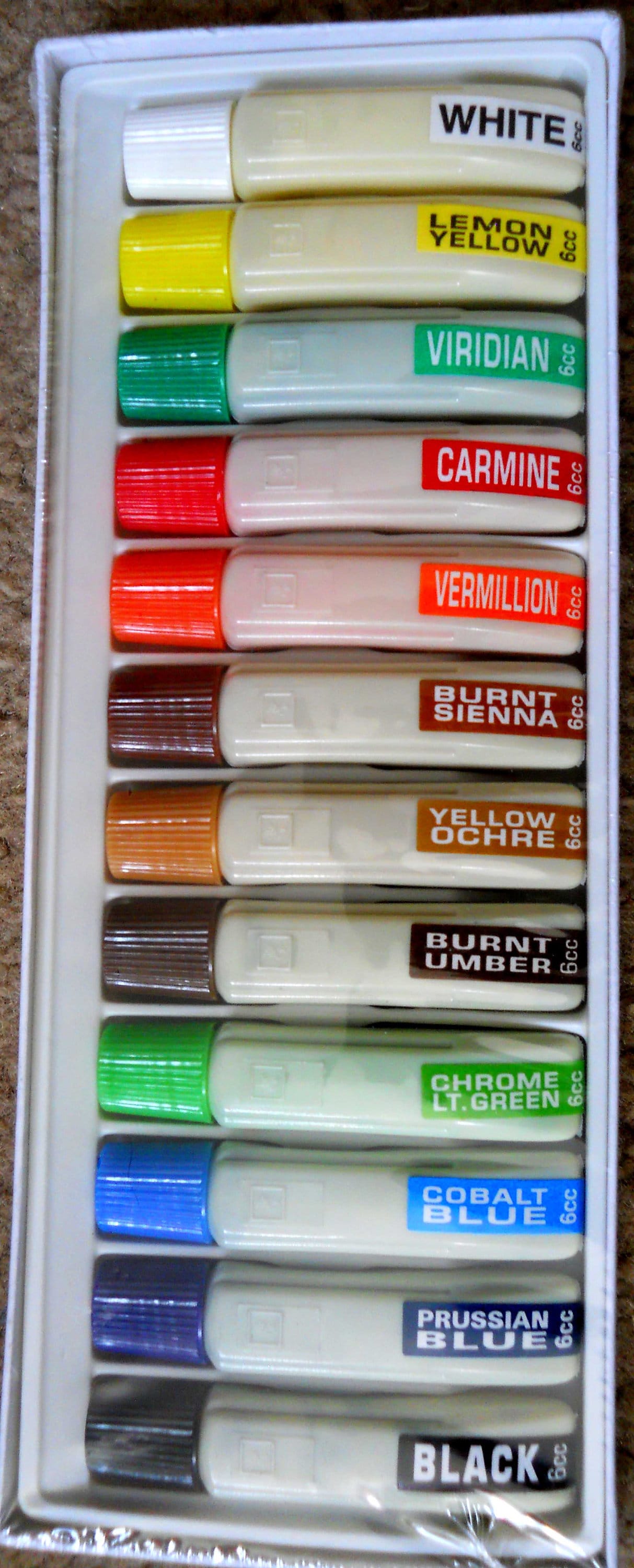 LOEW CORNELL 12 Vibrant Water Colors Aquarelles Paint Non-toxic 6 Ml ...