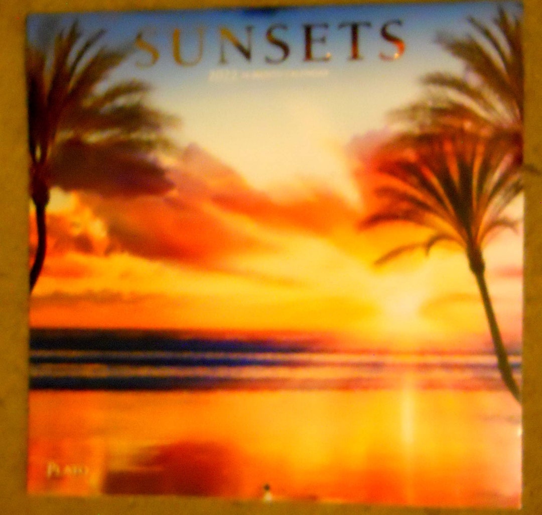 SUNSETS 2022 16-month Calendar - Landscape Sunset Pictures- Plato ...