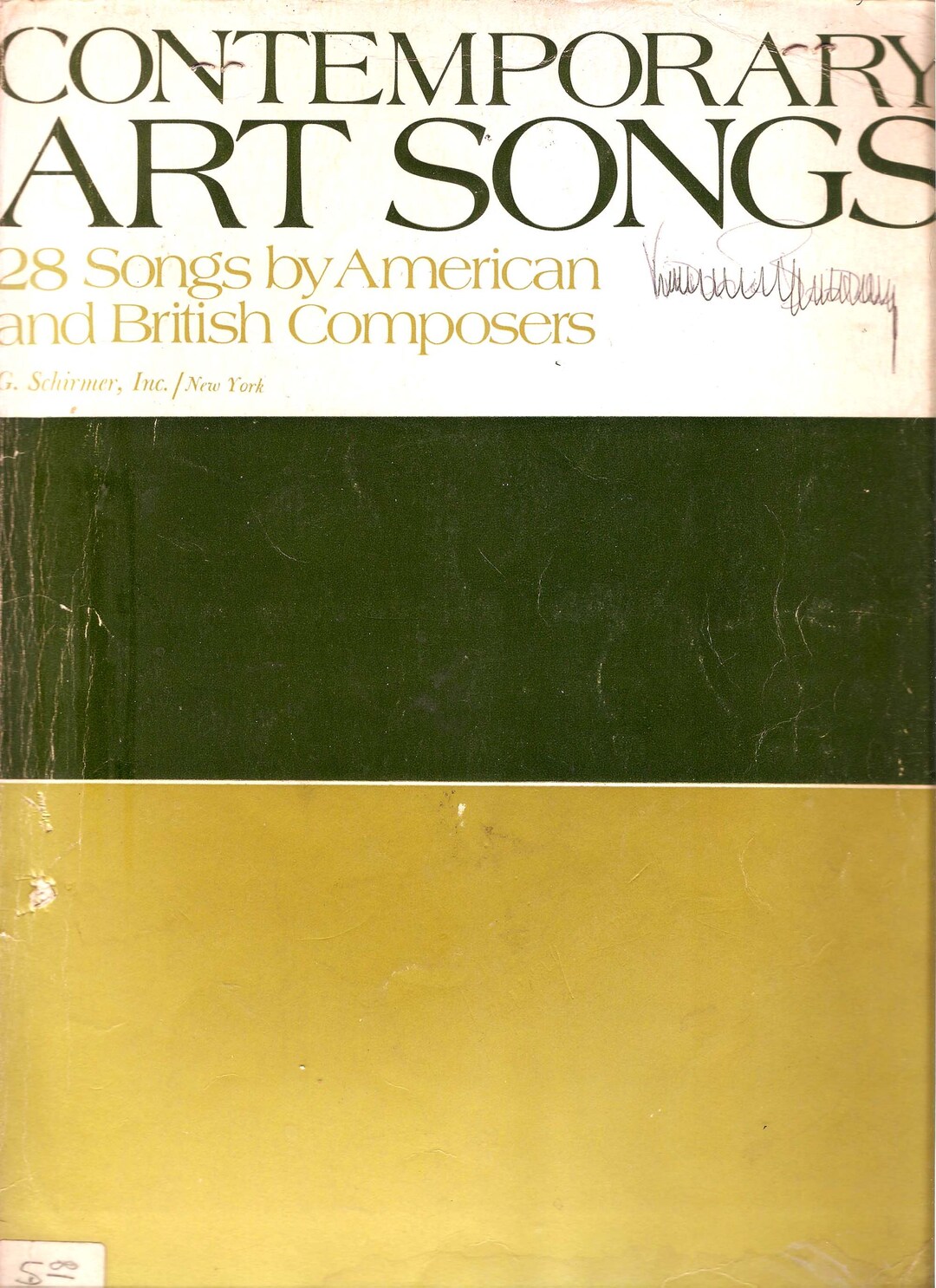 Contemporary ART SONGS 28 Songs by American and British Composers ...