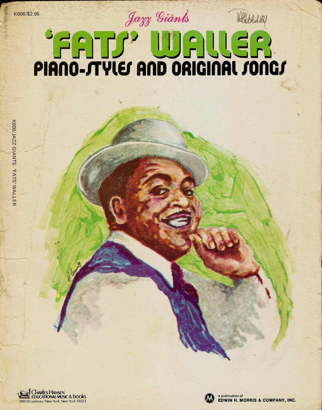 FATS WALLER Piano-styles and Original Songs, Jazz Giants, Vintage Music ...