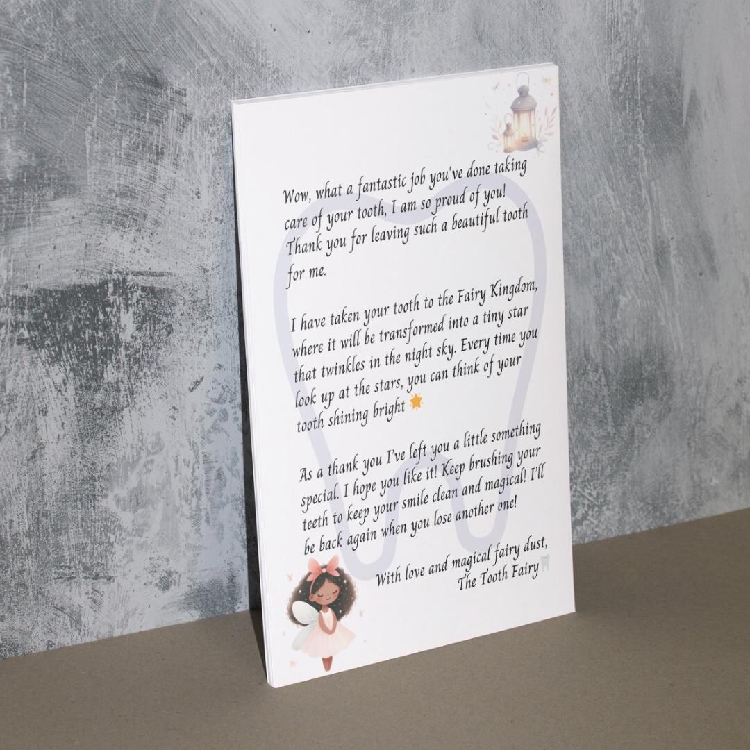 Tooth Fairy Letter PDF Digital Print - Etsy