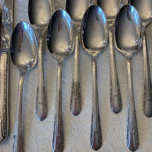 Rogers Silver Plate Silverware Regent I S Set Service for Eight - Etsy