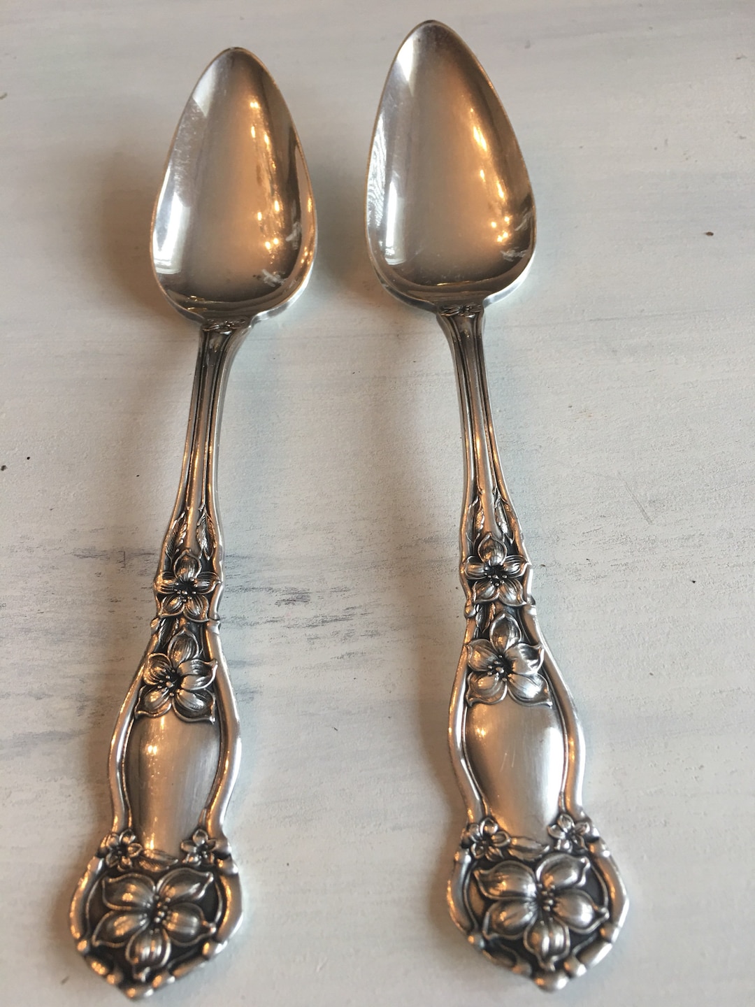 Vintage WM Rogers&son AA Citrus Spoons ~ Silver Plated Spoons ~ 1910 ...