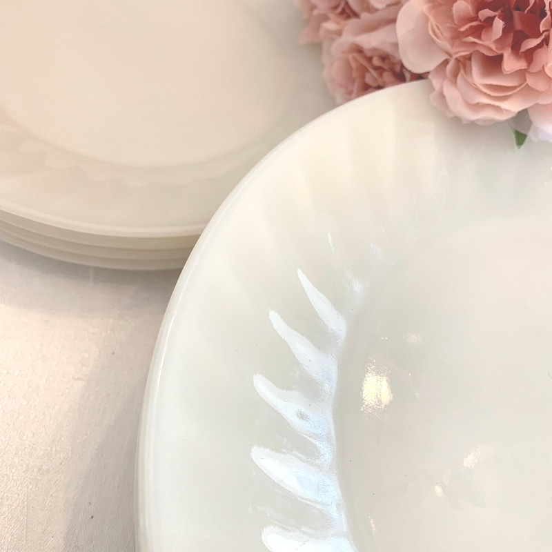 Fireking White Plates - Etsy