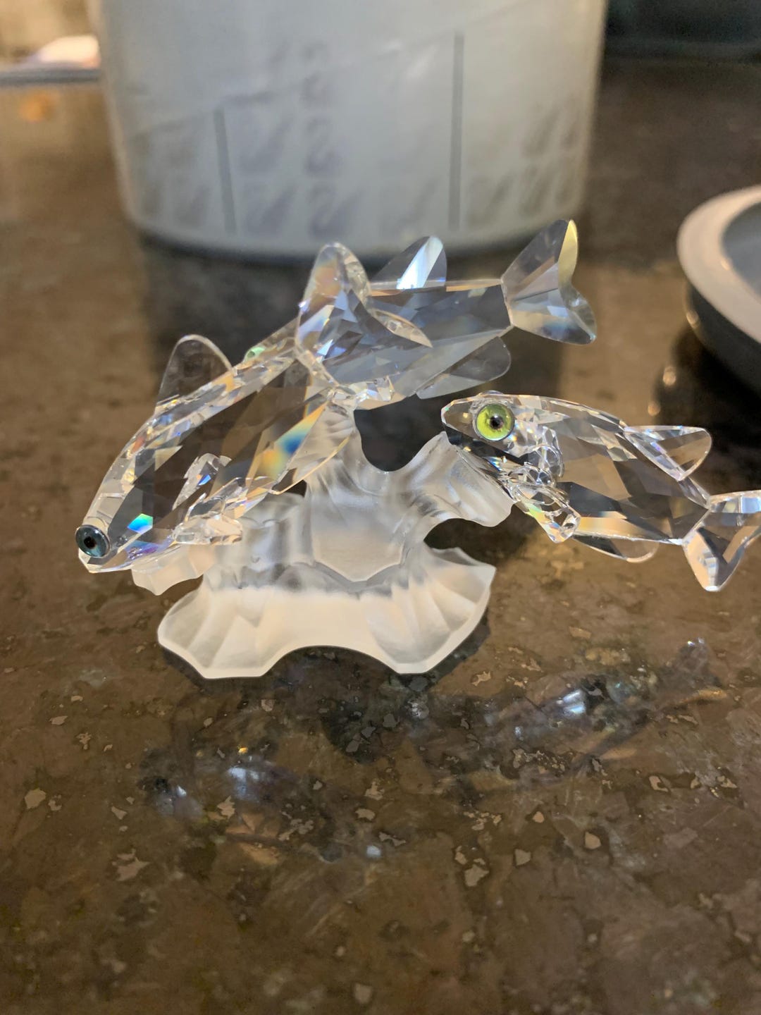 Swarovski Crystal South Sea Fish Figurine With Box - Etsy