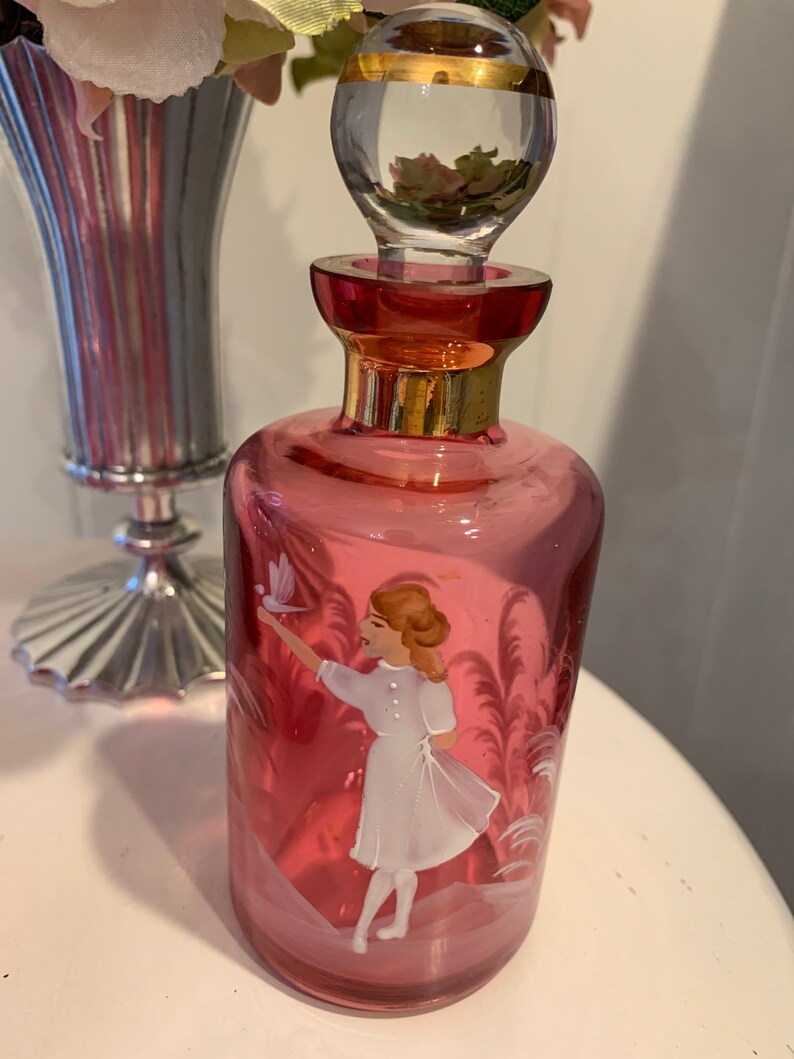 Antique Mary Gregory Cranberry Glass Your Choice Shaker | Etsy