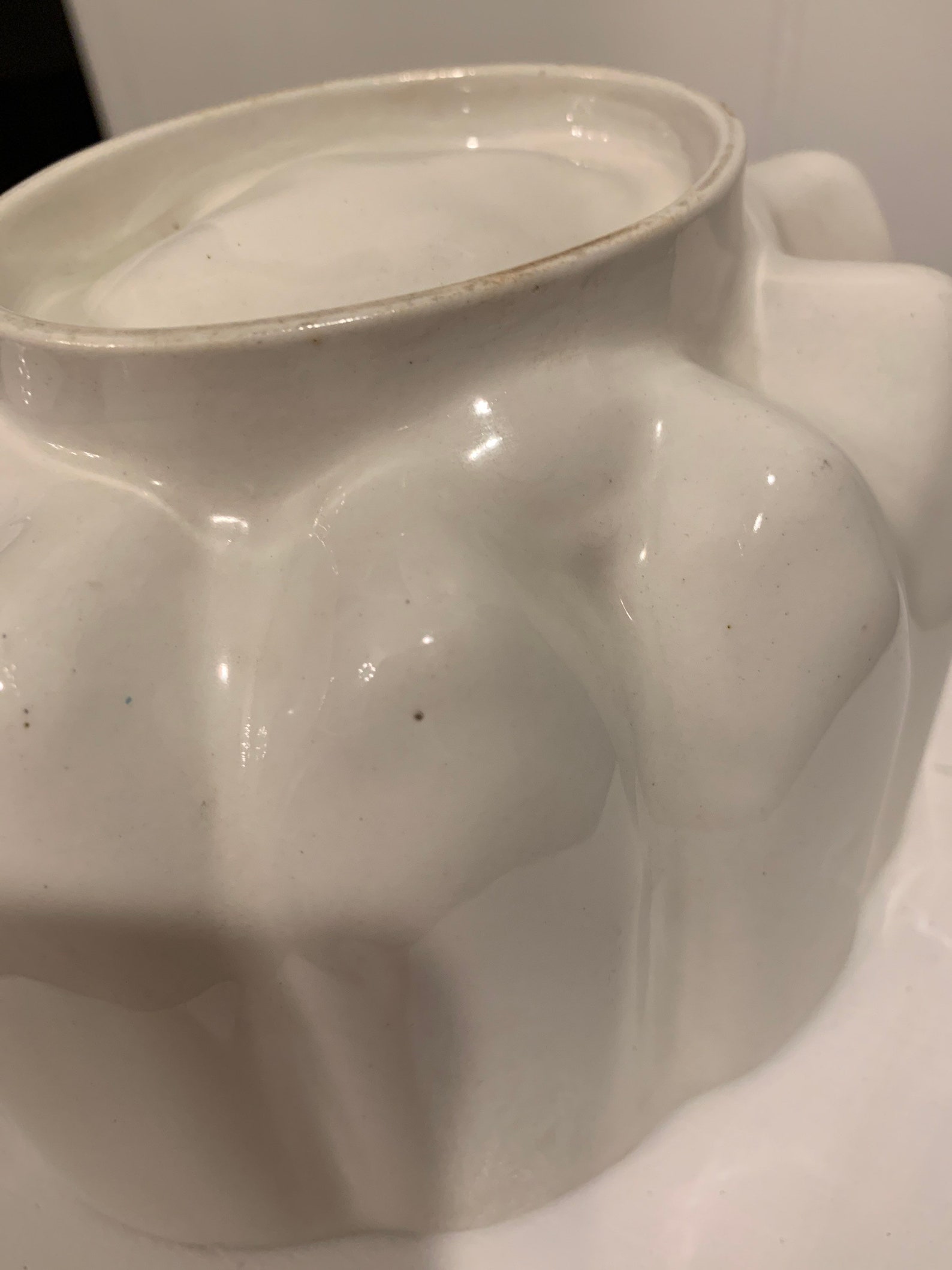 Antique Ironstone Pudding Mold ~ Cetem Ware Molds ~ Farmhouse Decor - Etsy