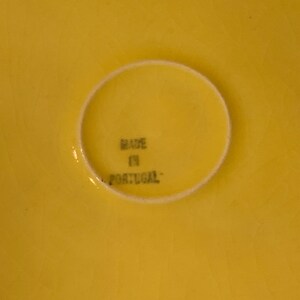 Secla Yellow Cabbage Majolica Dinnerware 50’s Portugal Dinnerware - Etsy