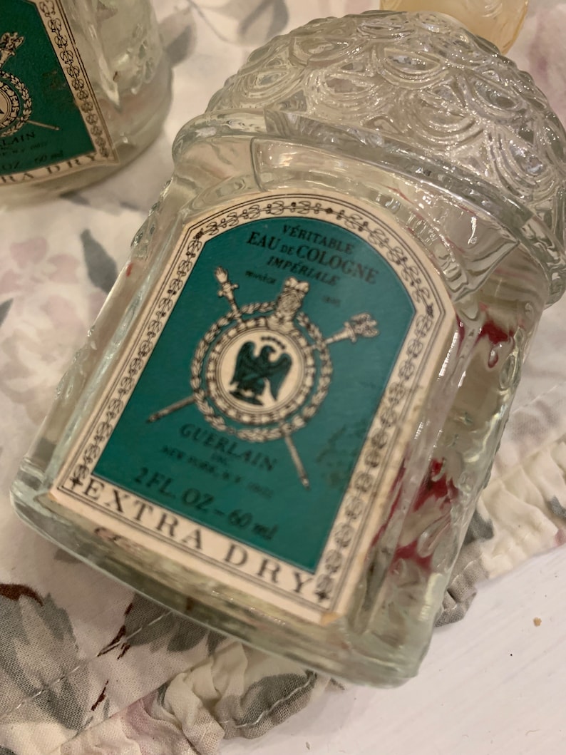 Guerlain Vintage Bottles Veritable Eau De Cologne Your Choice - Etsy