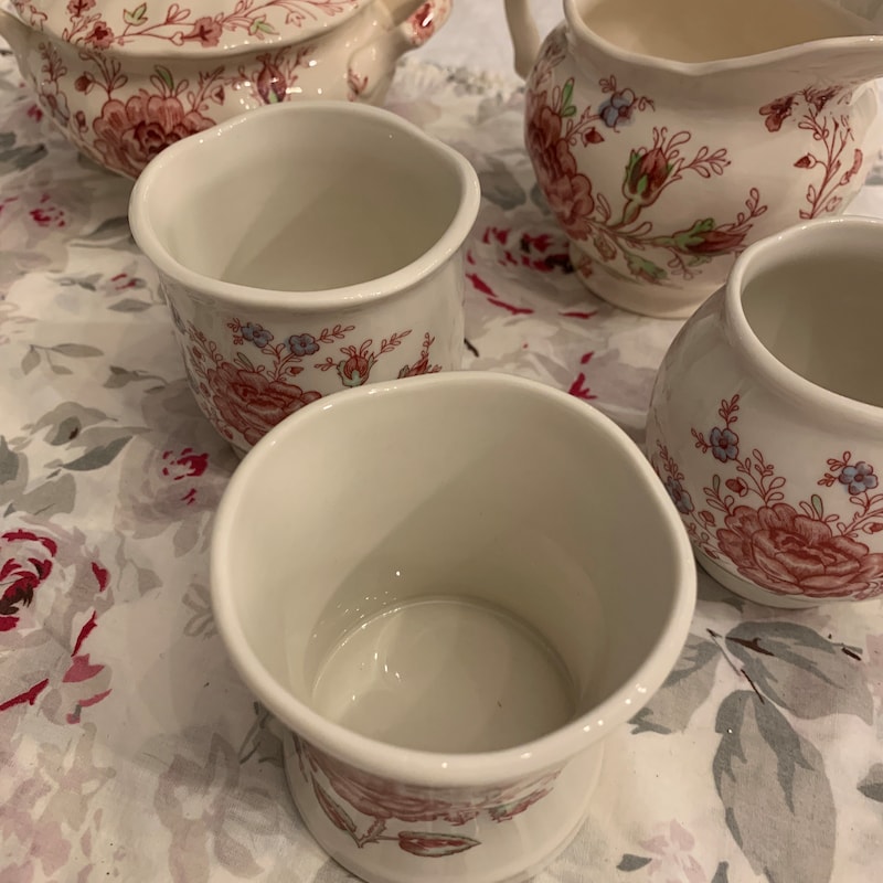 Johnson Rose Chintz Bowls - Etsy