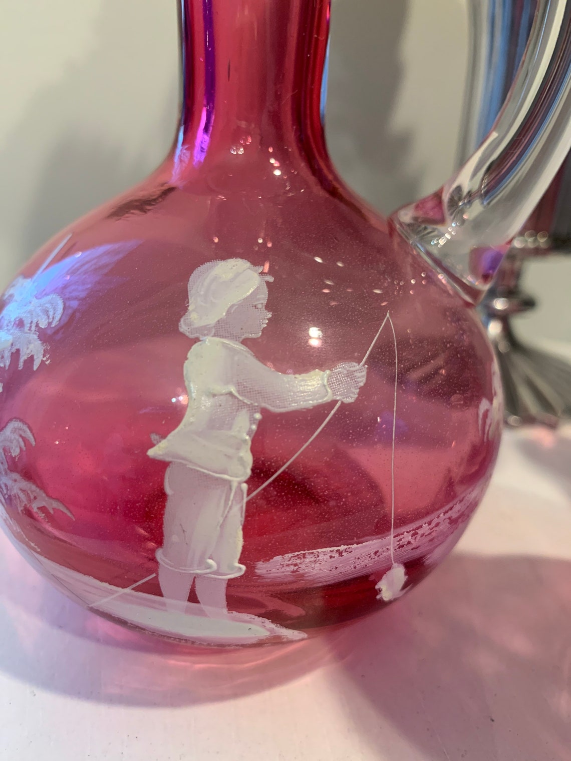 Antique Mary Gregory Cranberry Glass Your Choice Shaker | Etsy