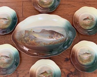 Hand Painted Bavaria Plates | Etsy