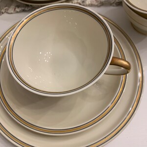 Rosenthal Winifred Dessert Tea Set Ivory Gold Band - Etsy