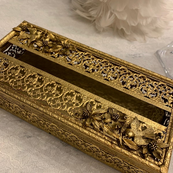 Filigree Tissue Box - Etsy