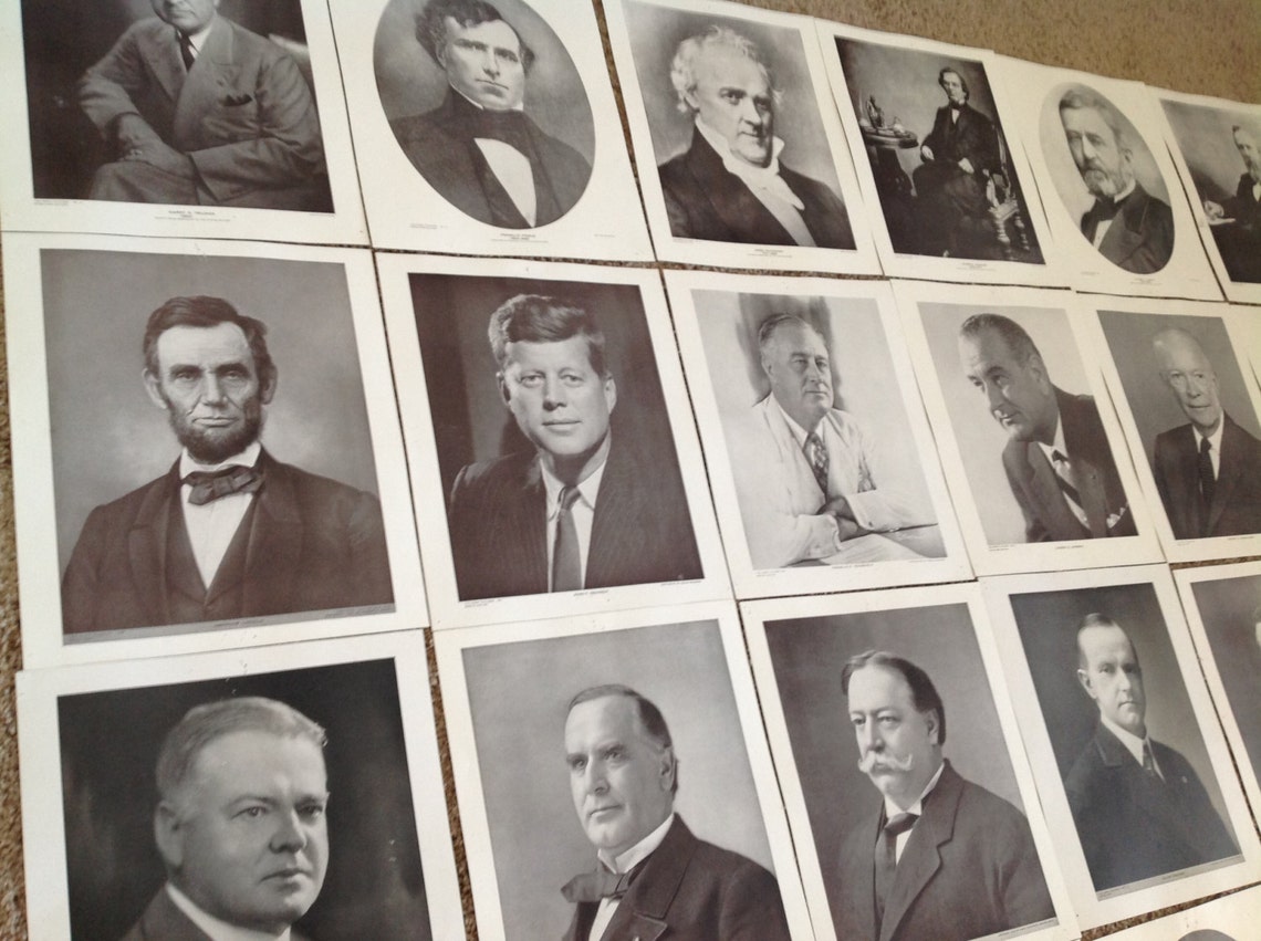 President's Lithograph Pictures Perry Pictures Extra | Etsy