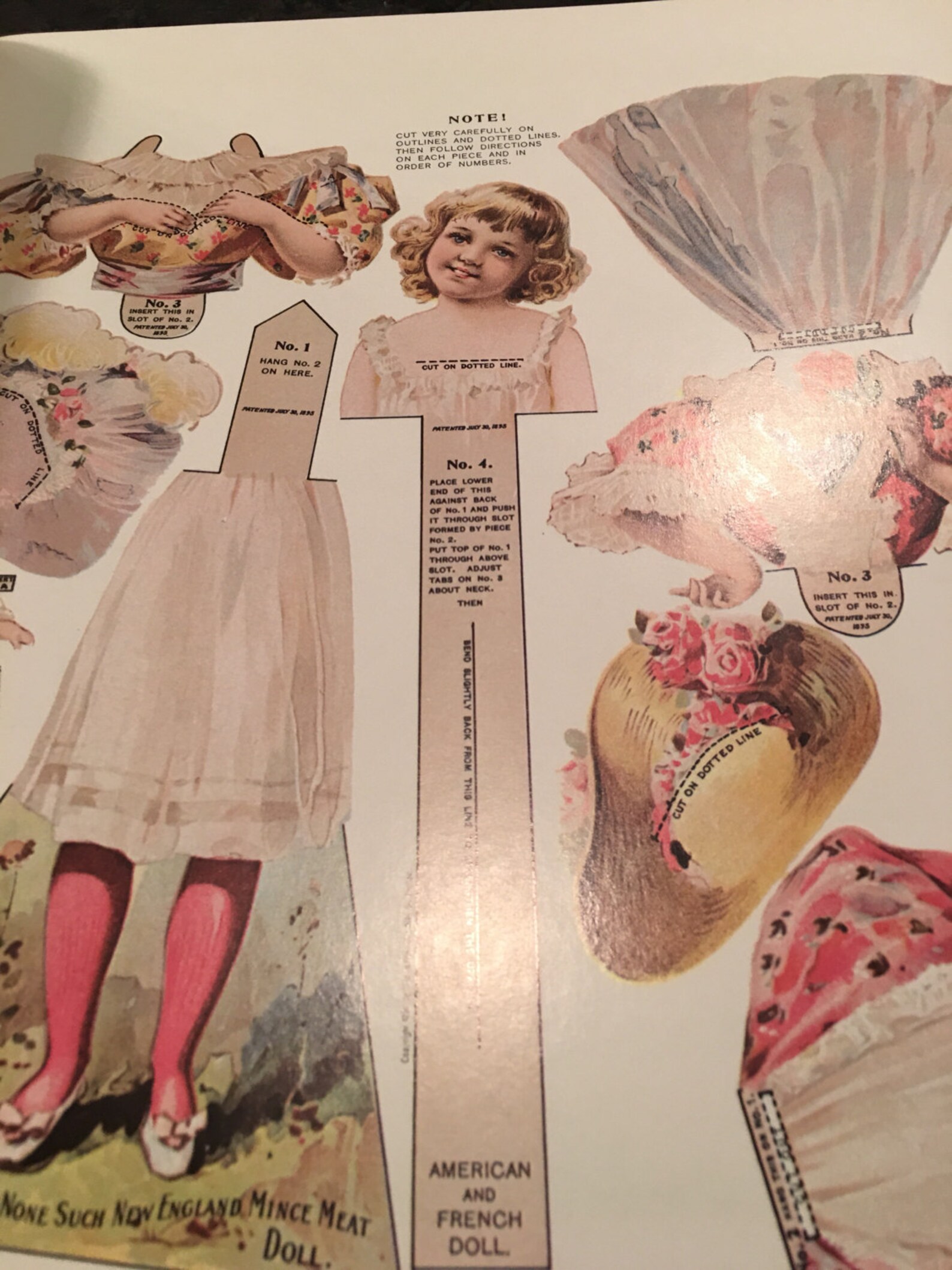 Antique Advertising Paper Dolls Book, Full Color Reproduction - Etsy