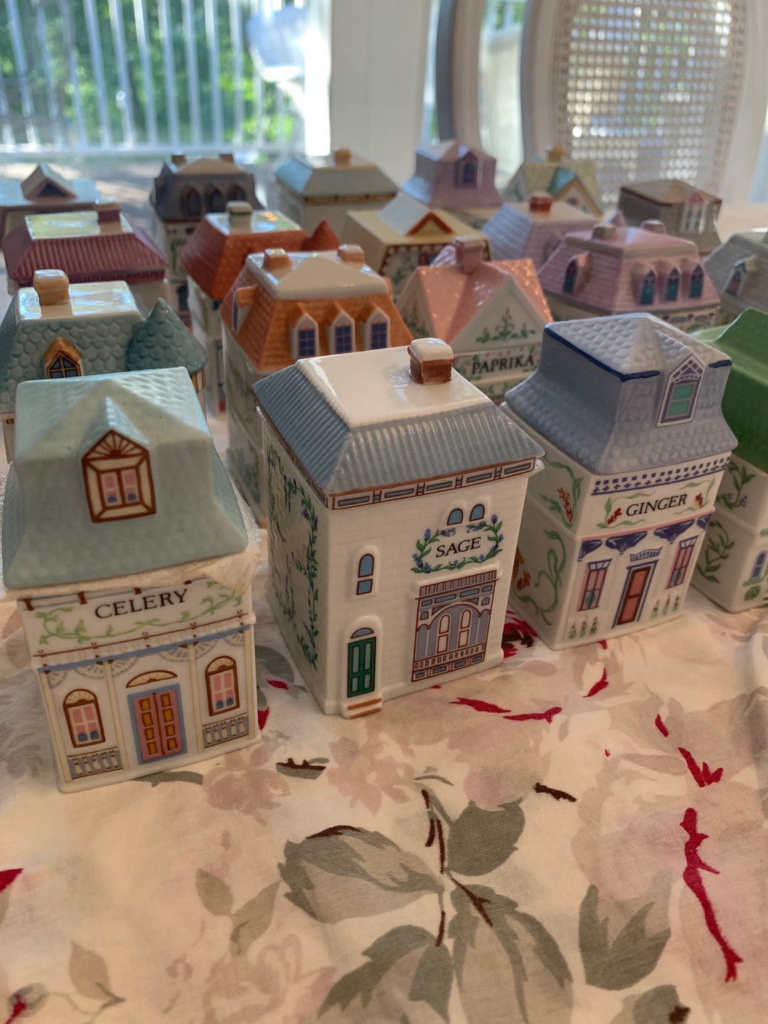Lenox Spice Village Complete Set 24 Houses - Etsy