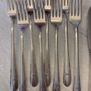 Rogers Silver Plate Silverware Regent I S Set Service for Eight - Etsy