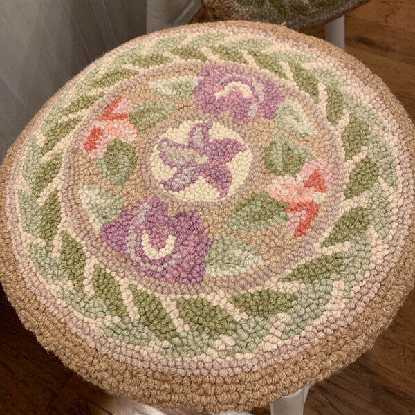 Hooked Chair Pads - Etsy