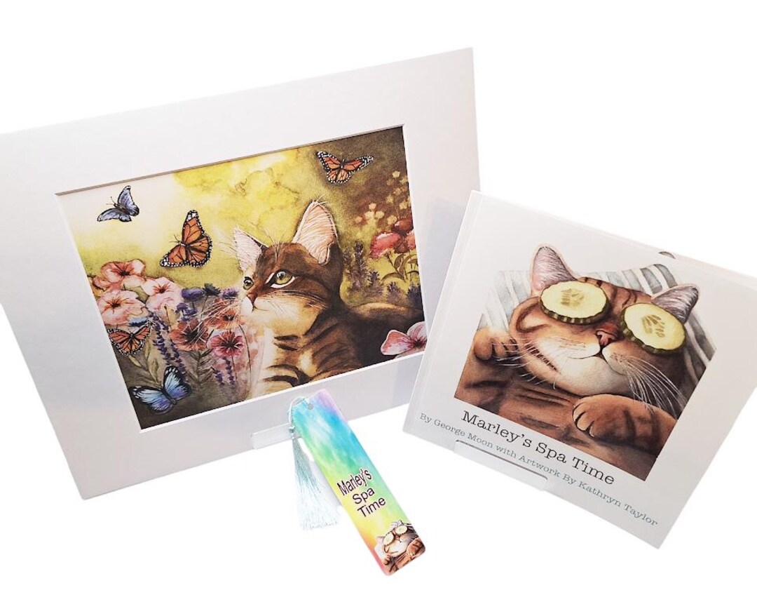 Childrens Book Bundle, Childrens Book Gift Set, Cat Prints Sweet and ...