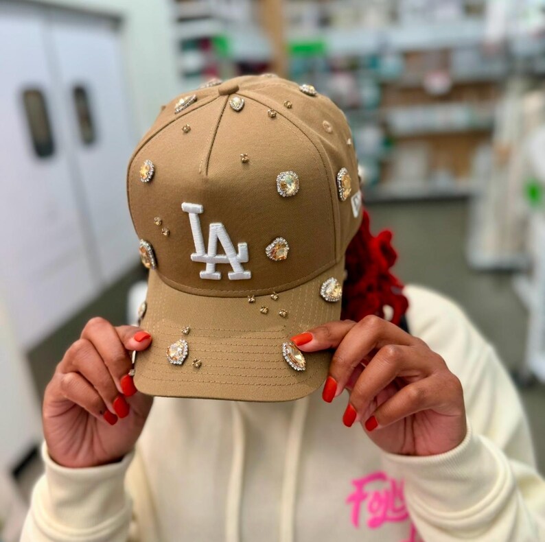 Custom Rhinestone/embellished Hat - Etsy