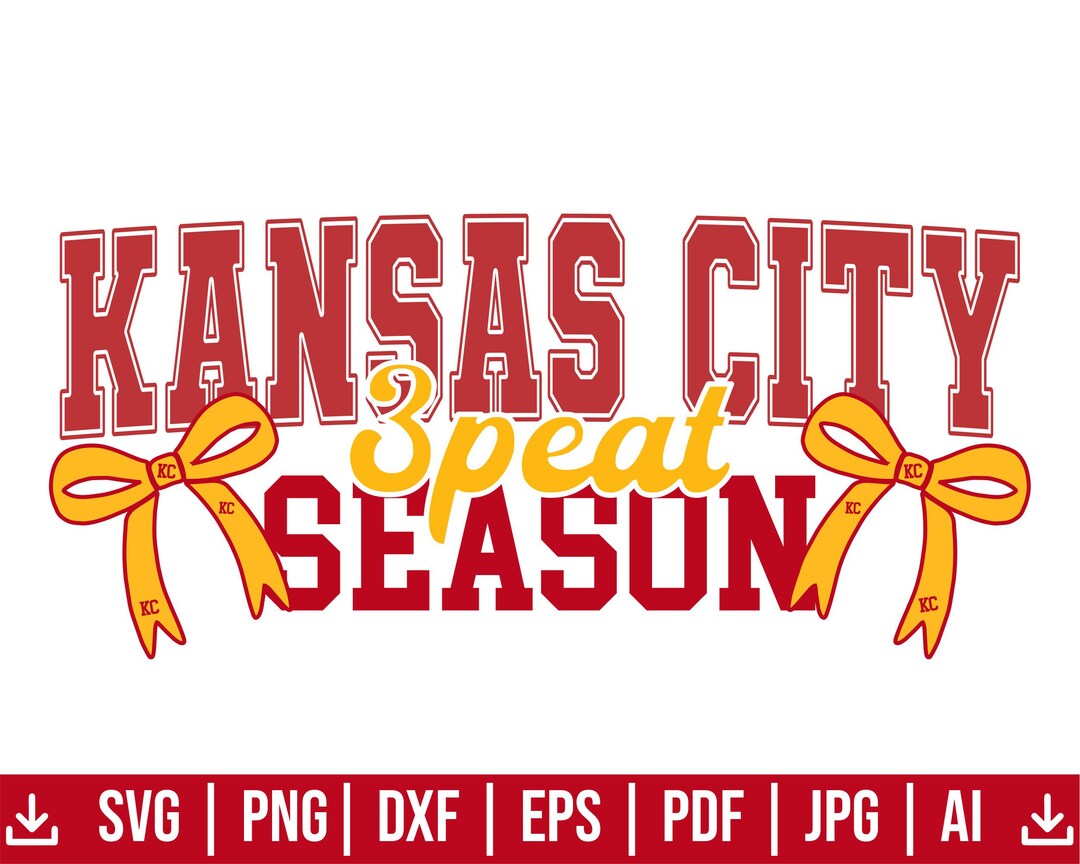 Chiefs 3peat Svg, Chiefs Svg, Chiefs 2025 Svg, Chiefs Football Svg ...