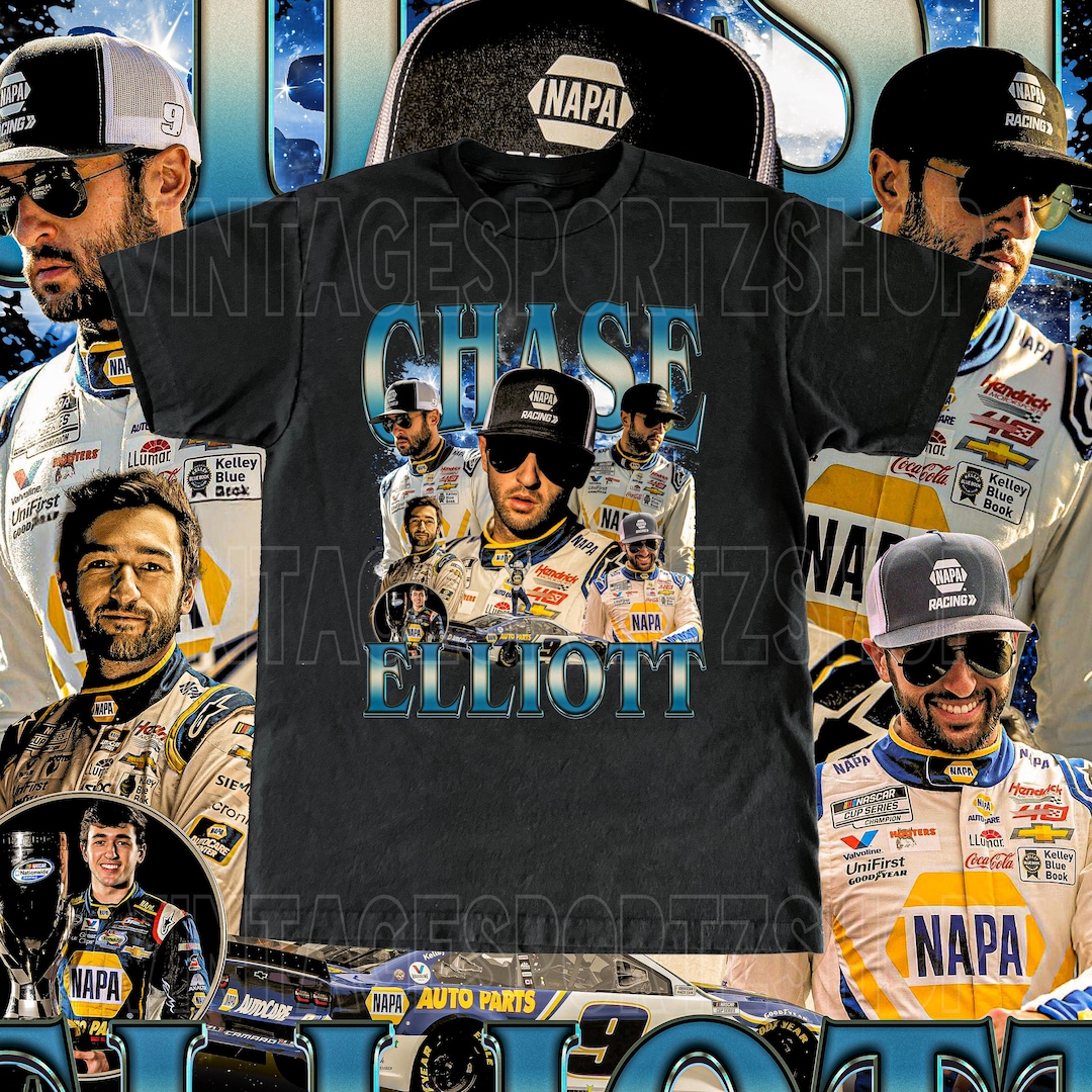 Vintage Chase Elliott Shirt - Adult Sizes Custom Vintage Design High ...