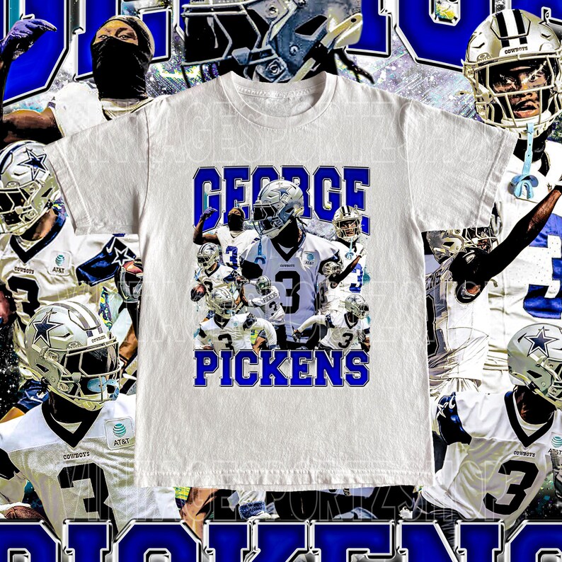 George Pickens Shirt - Adult & Kids Sizes Custom Vintage Design Retro ...