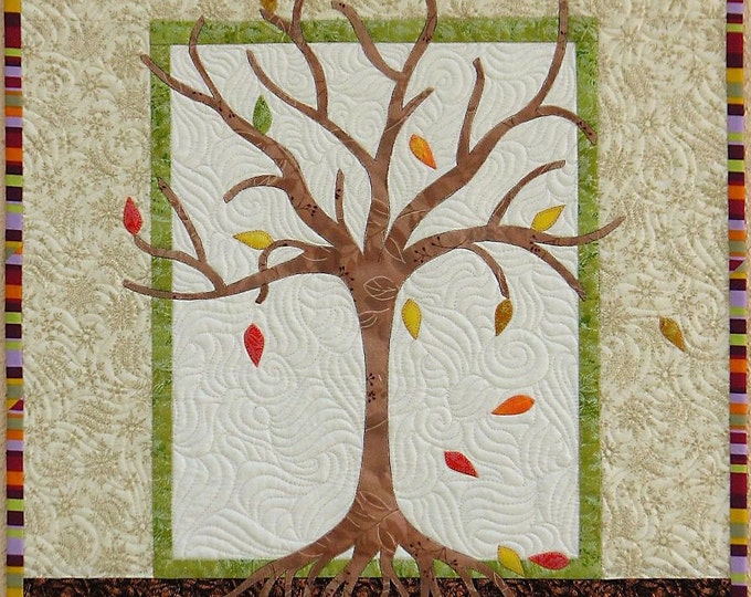 Autumn Tree Quilt Art - Etsy