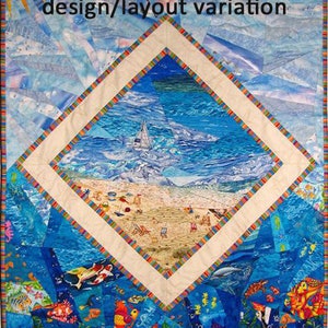 Beach Scene Quilt - PDF Pattern - Etsy