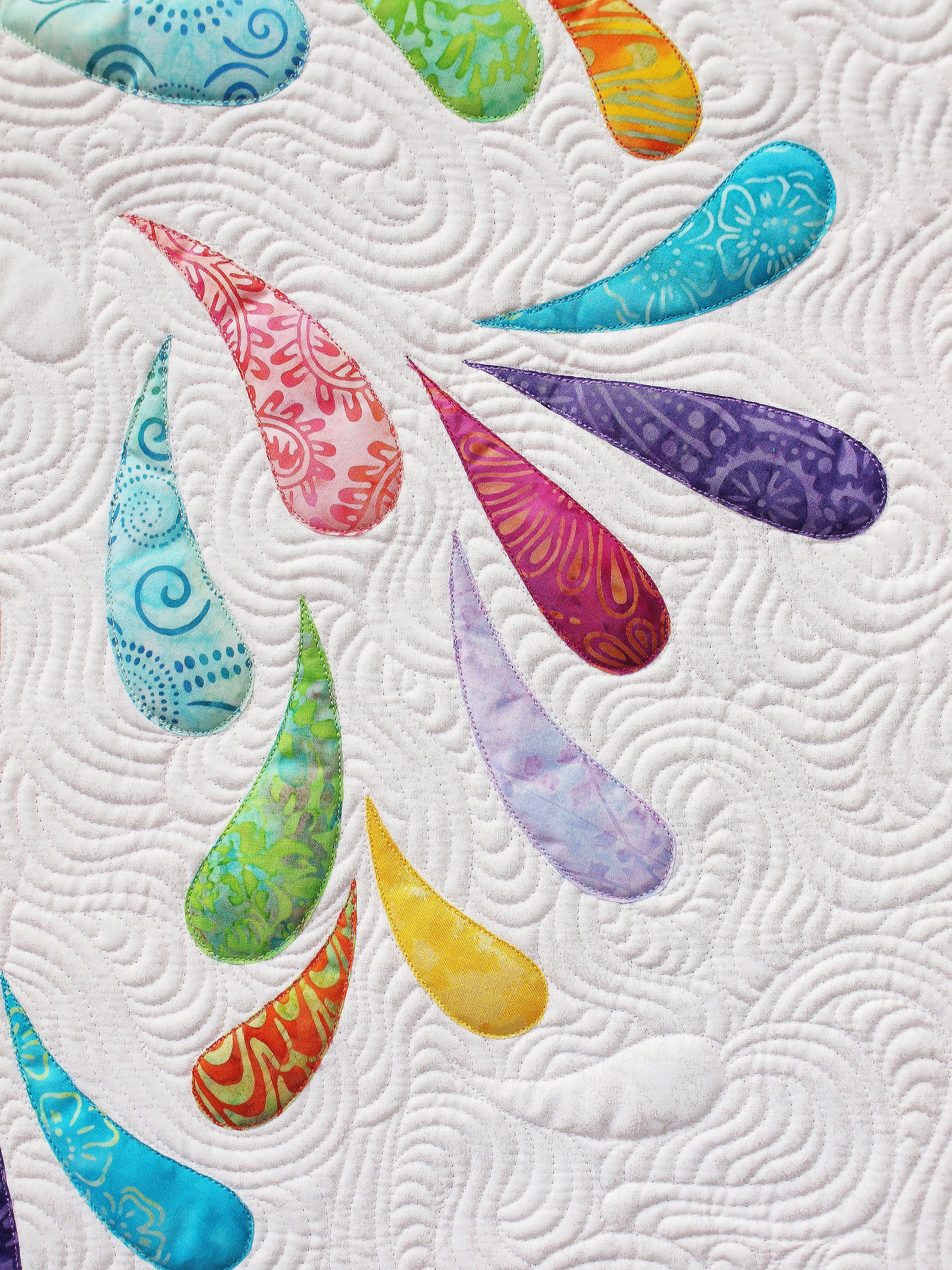 Splash / Snowdance Applique Quilt - PDF Pattern - Etsy
