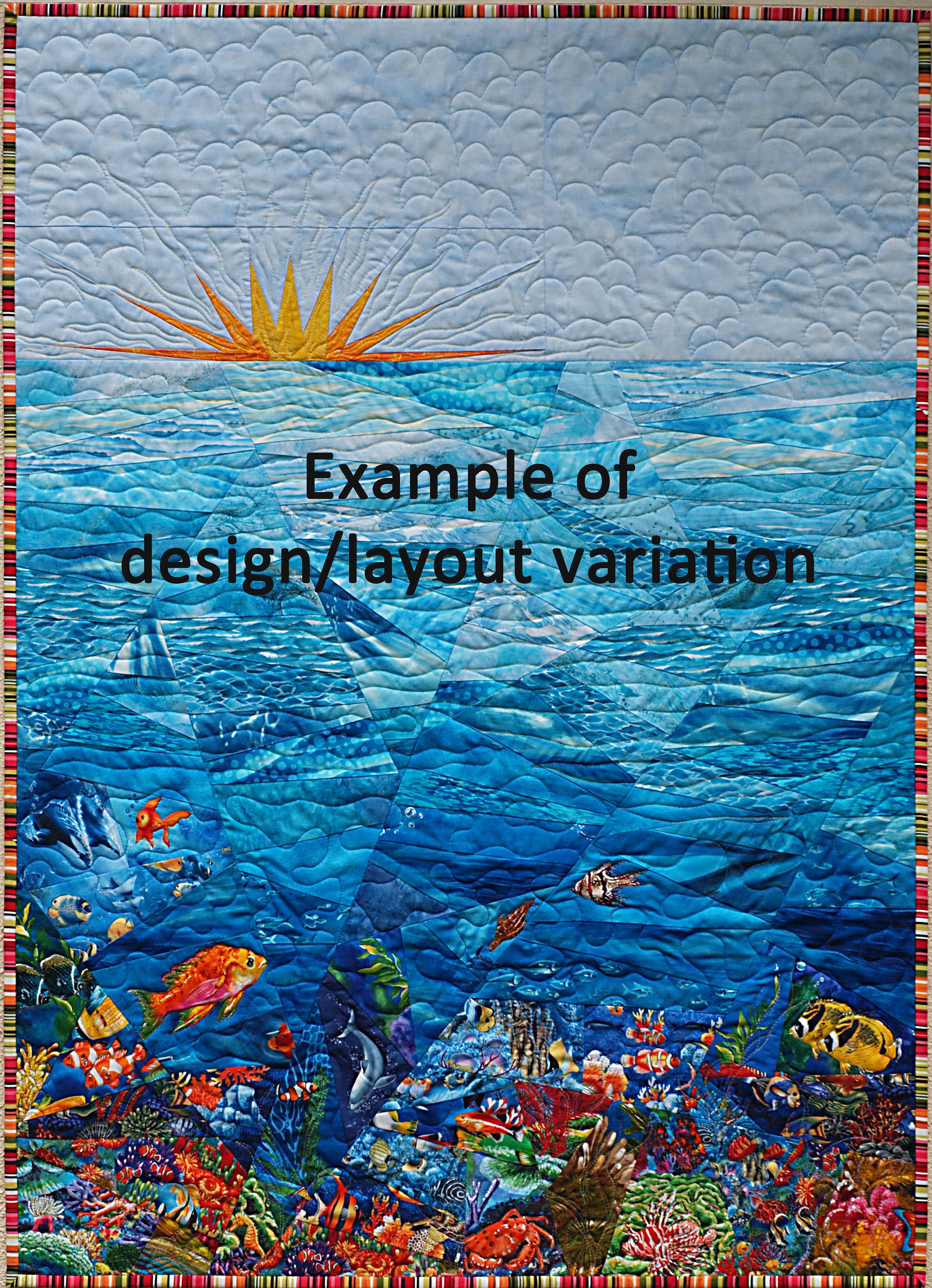 Beach Scene Quilt PDF Pattern | Etsy