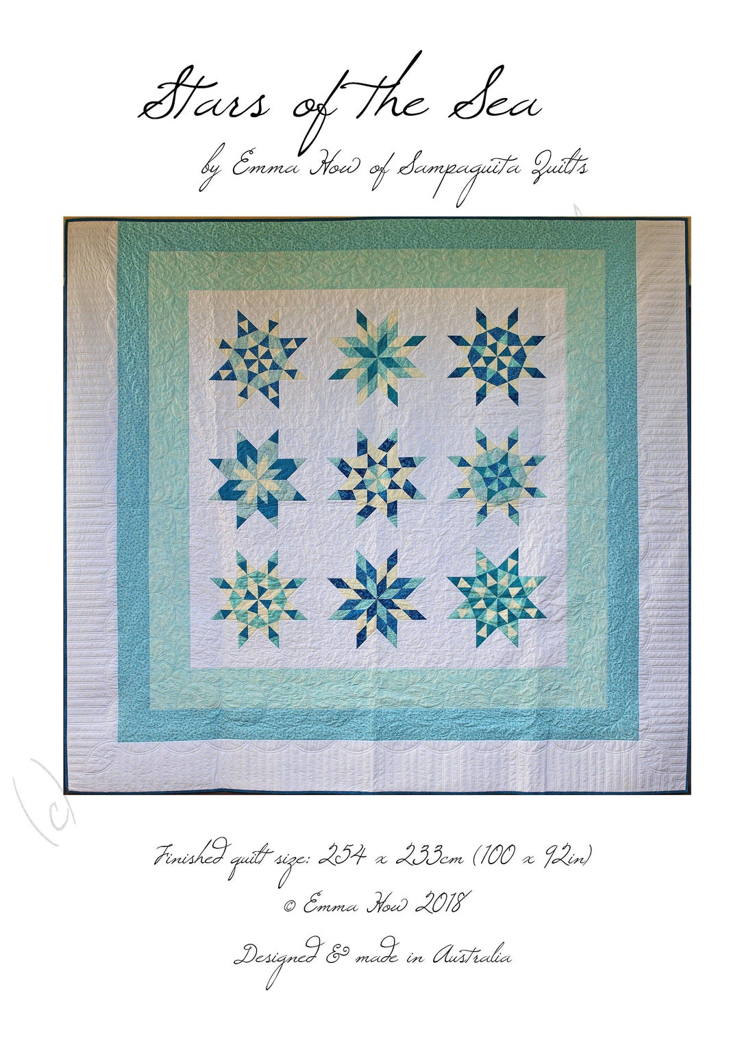 Stars of the Sea - PDF Quilt Pattern - Etsy