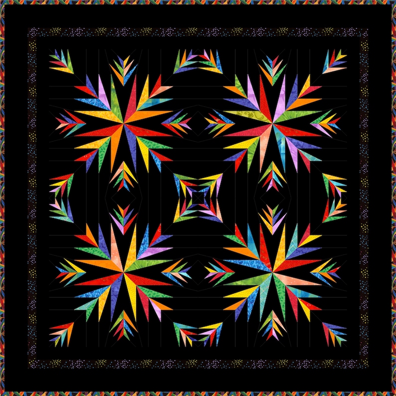 Starburst - PDF Quilt Pattern - Etsy