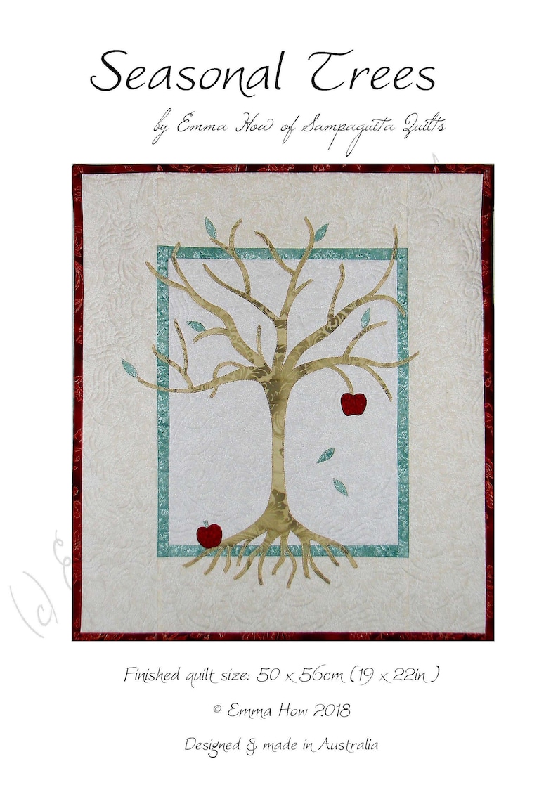 Seasonal Trees - PDF Quilt Pattern - Etsy