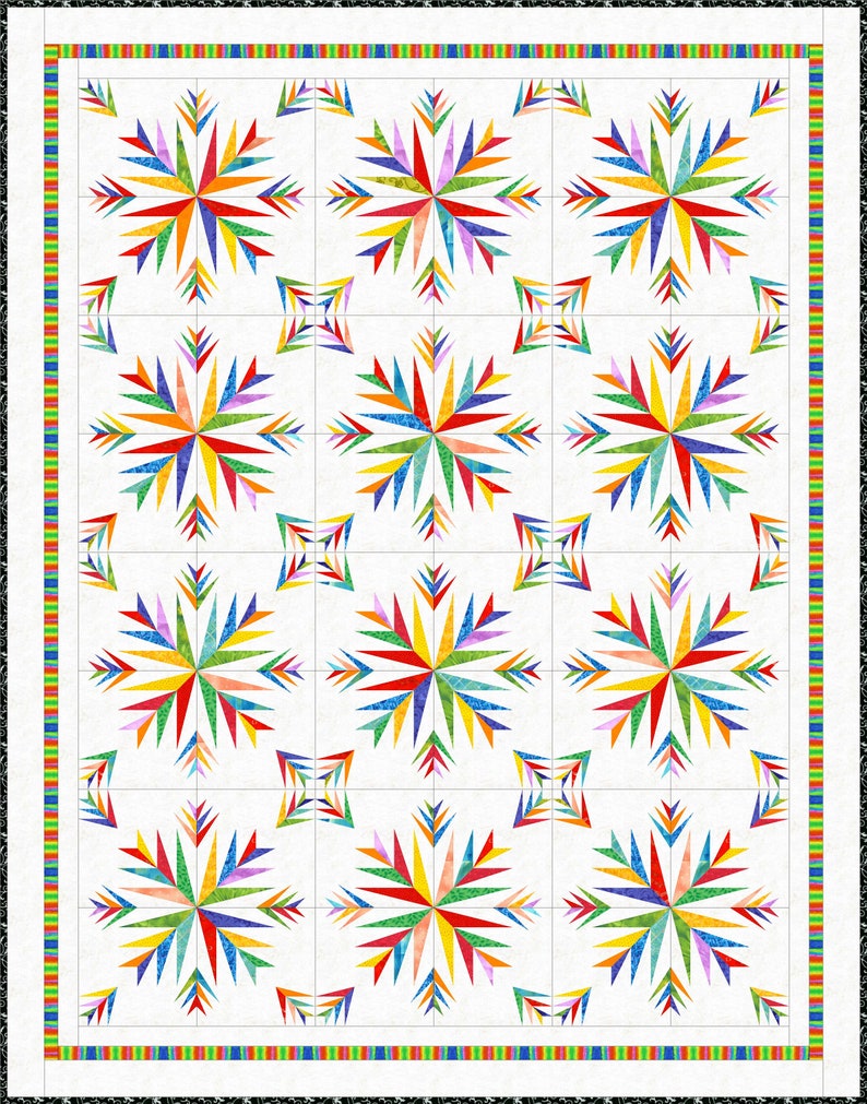 Starburst - PDF Quilt Pattern - Etsy