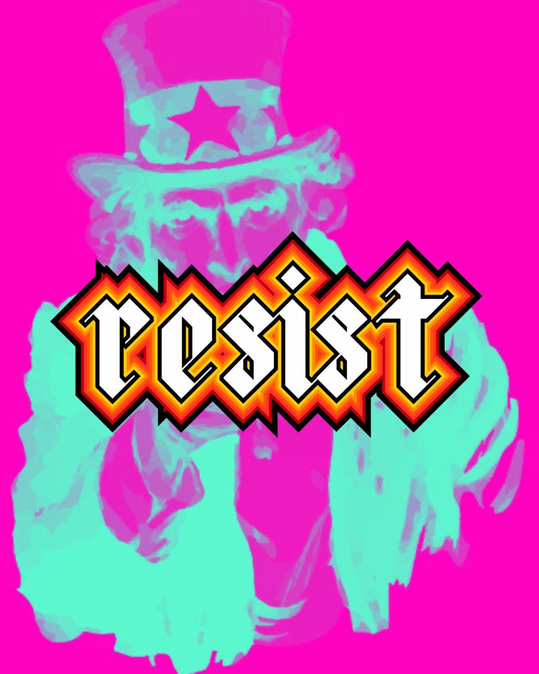 Resist Stickers II - Etsy