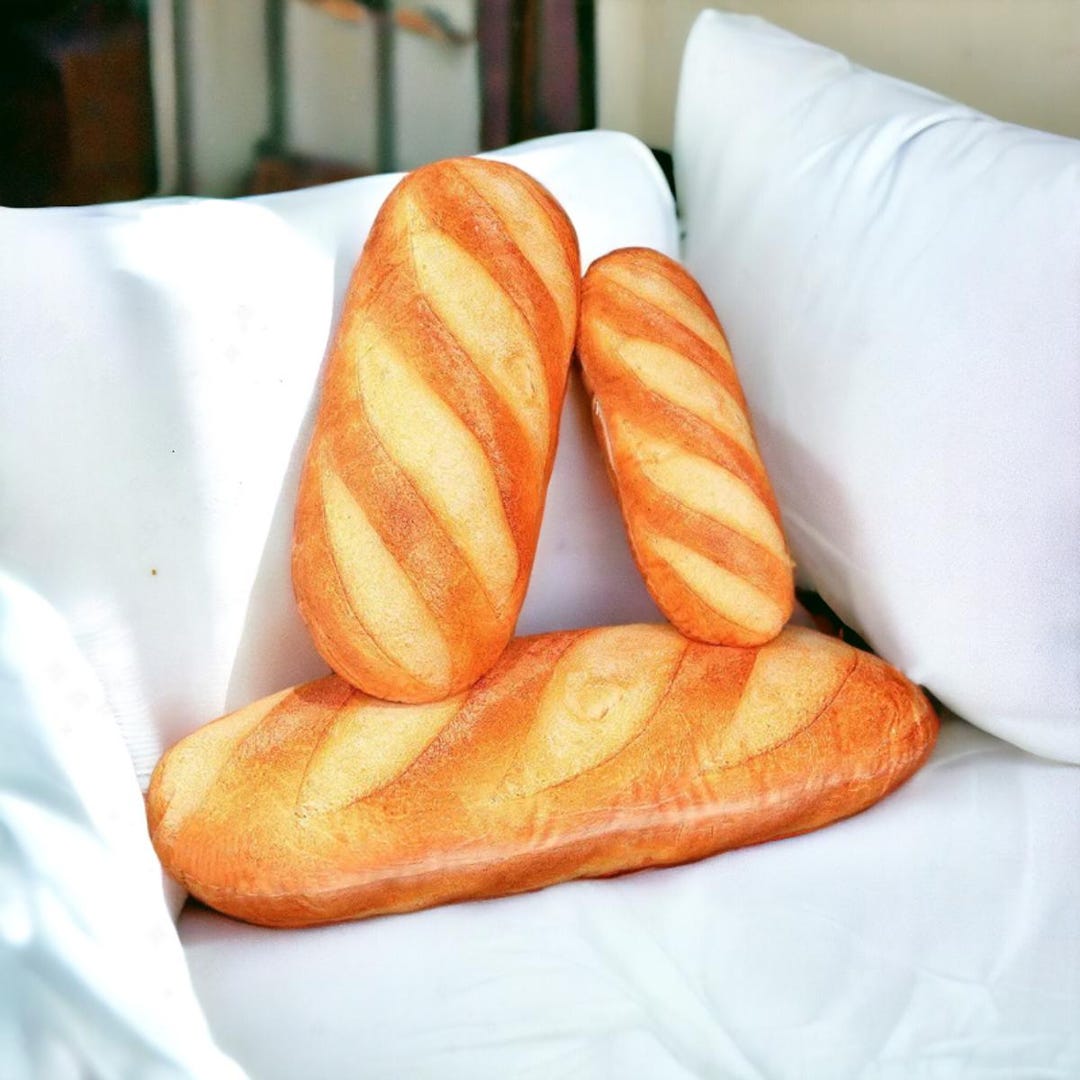 Bread Plush Bread Pillow Bread Plushie Baguette Plush Baguette Plushie Baguette Pillow Food ...