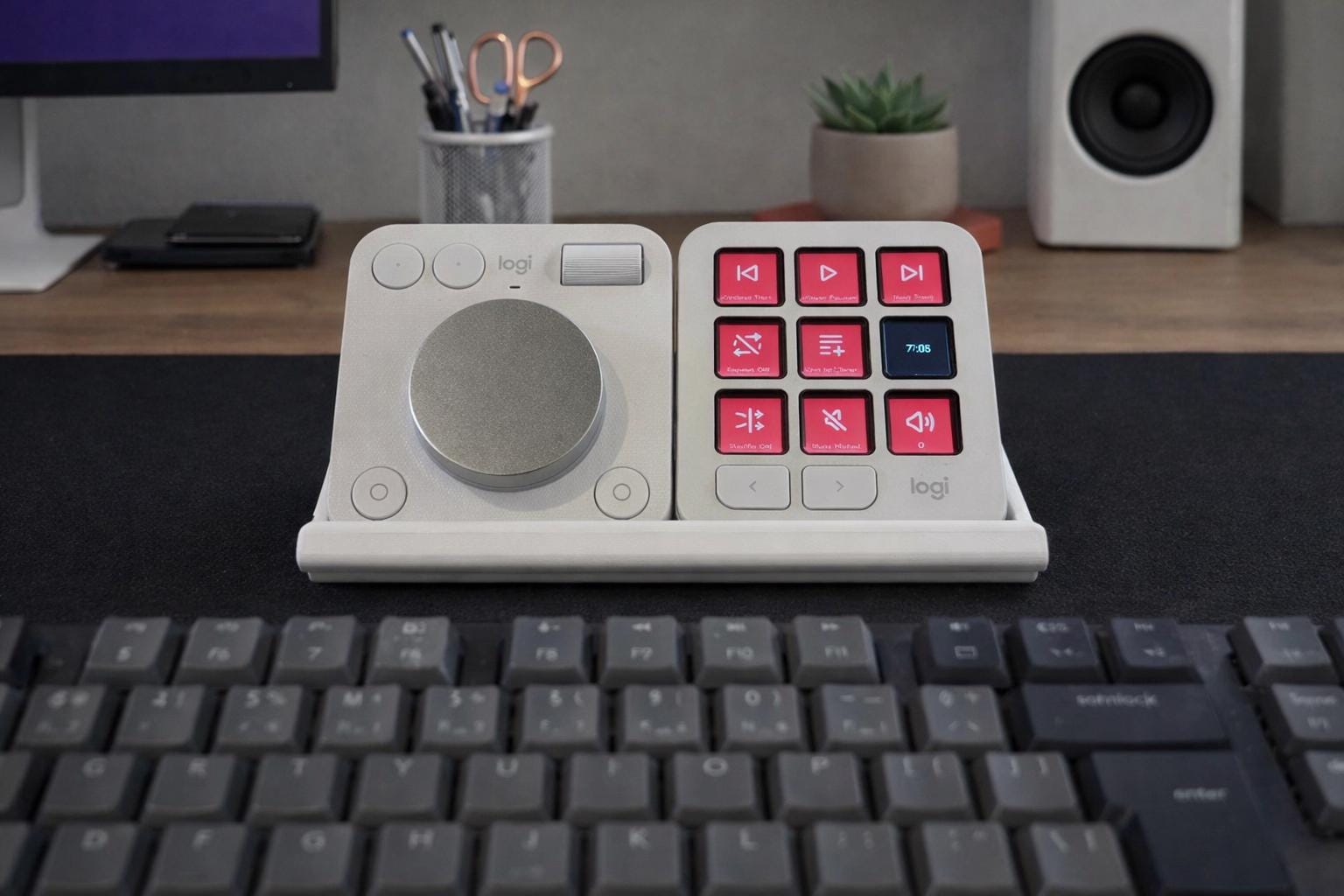 Desk Stand for Logitech Logi MX Creative Console | Angled Desktop ...