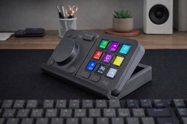 Desk Stand for Logitech Logi MX Creative Console | Angled Desktop ...