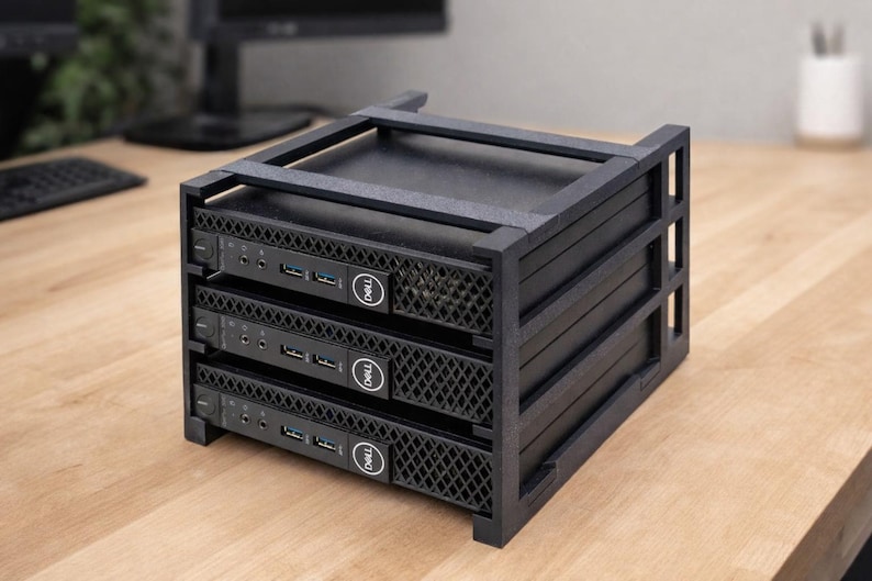 Storage Rack for Dell Optiplex Micro (MFF) – 2 to 5 PC Stack Options - Etsy
