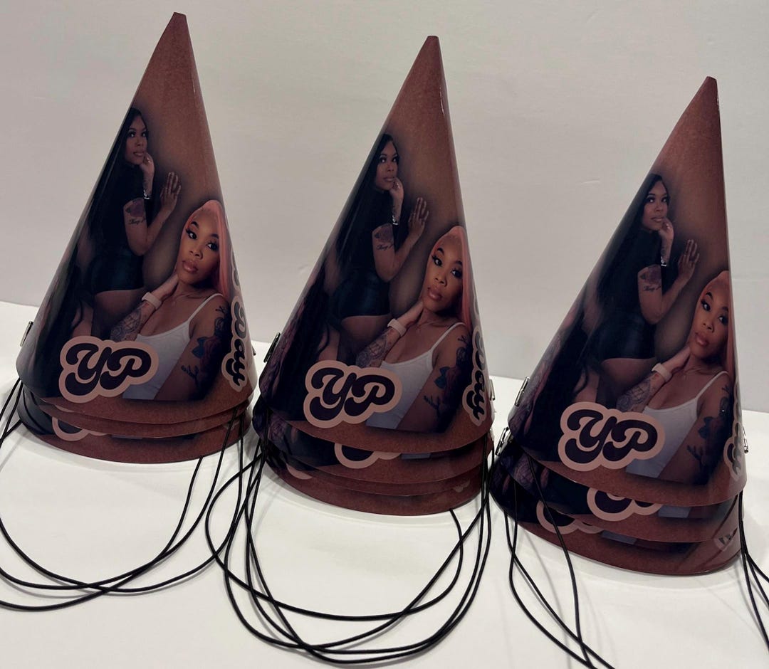 Custom Party Hats| Personalized Party Hats| Party Hats| Custom Party ...