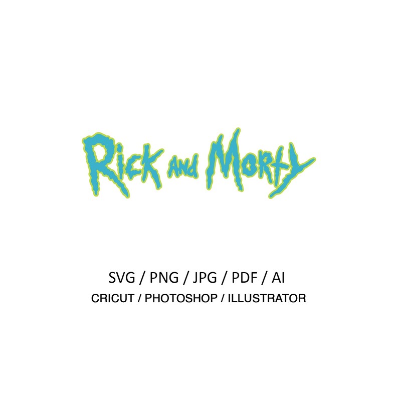 Rick and Morty Vektor SVG, Bundle Layered SVG, Cricut, Cut Files ...