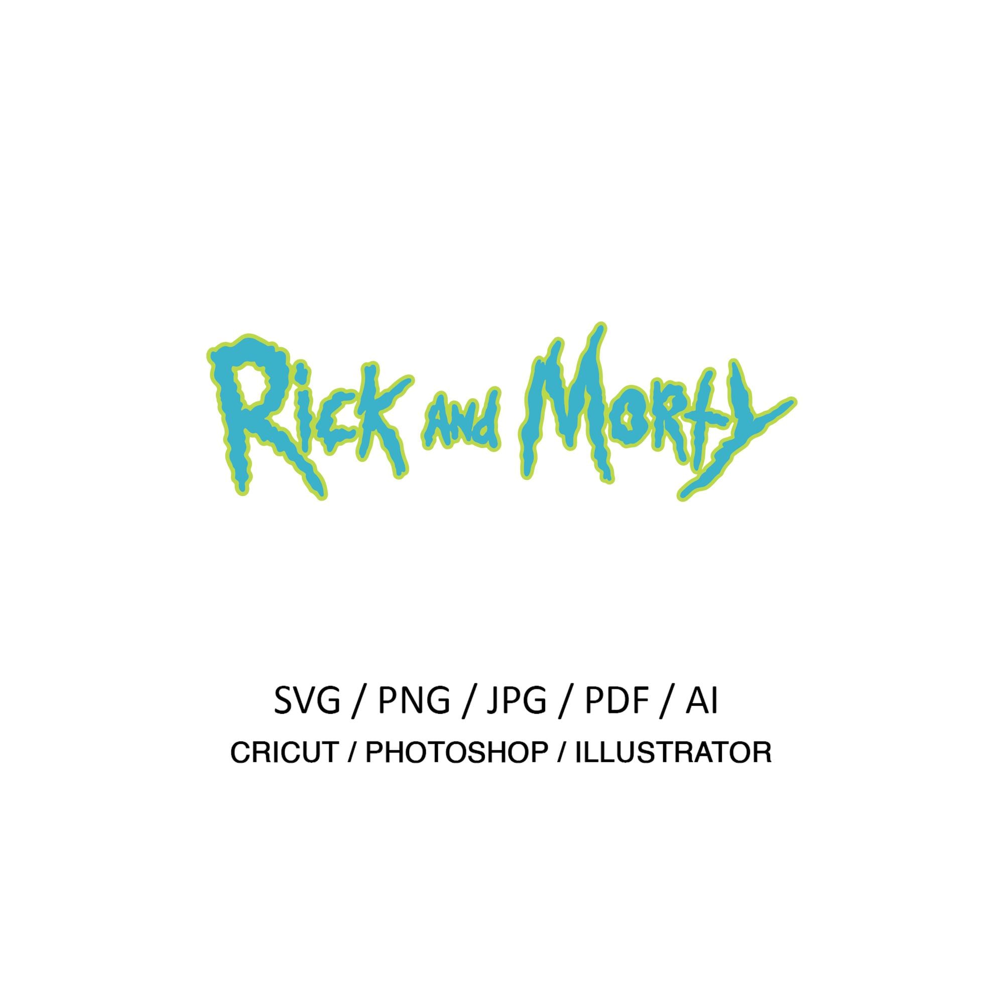 Rick and Morty Vektor SVG, Bundle Layered SVG, Cricut, Cut Files ...