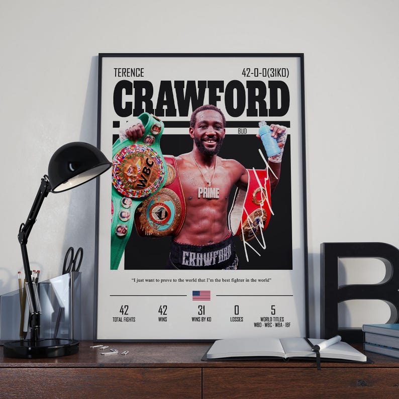 Terence Crawford - Undisputed Champion *digital Poster* 5 High ...