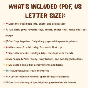 My Pet's Story, Custom Pet Memory Book, Digital Pet Journal for Dogs ...