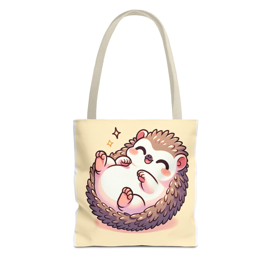 Cute Hedgehog Tote Bag (AOP) - Etsy